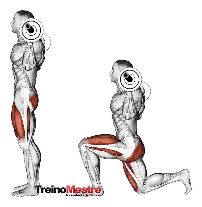Avanço, um excelente exercício para glúteos e coxas! - Treino Mestre Avanço, um excelente exercício para glúteos e coxas! - Treino Mestre